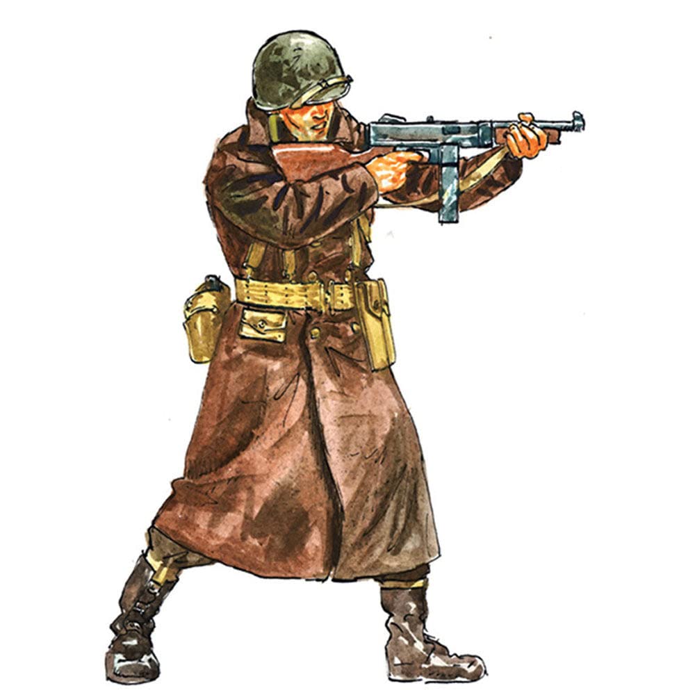 Italeri I6133 510006133 - 1:72 WWII United States Infantry Winter Uniform, Plastic Construction Kit
