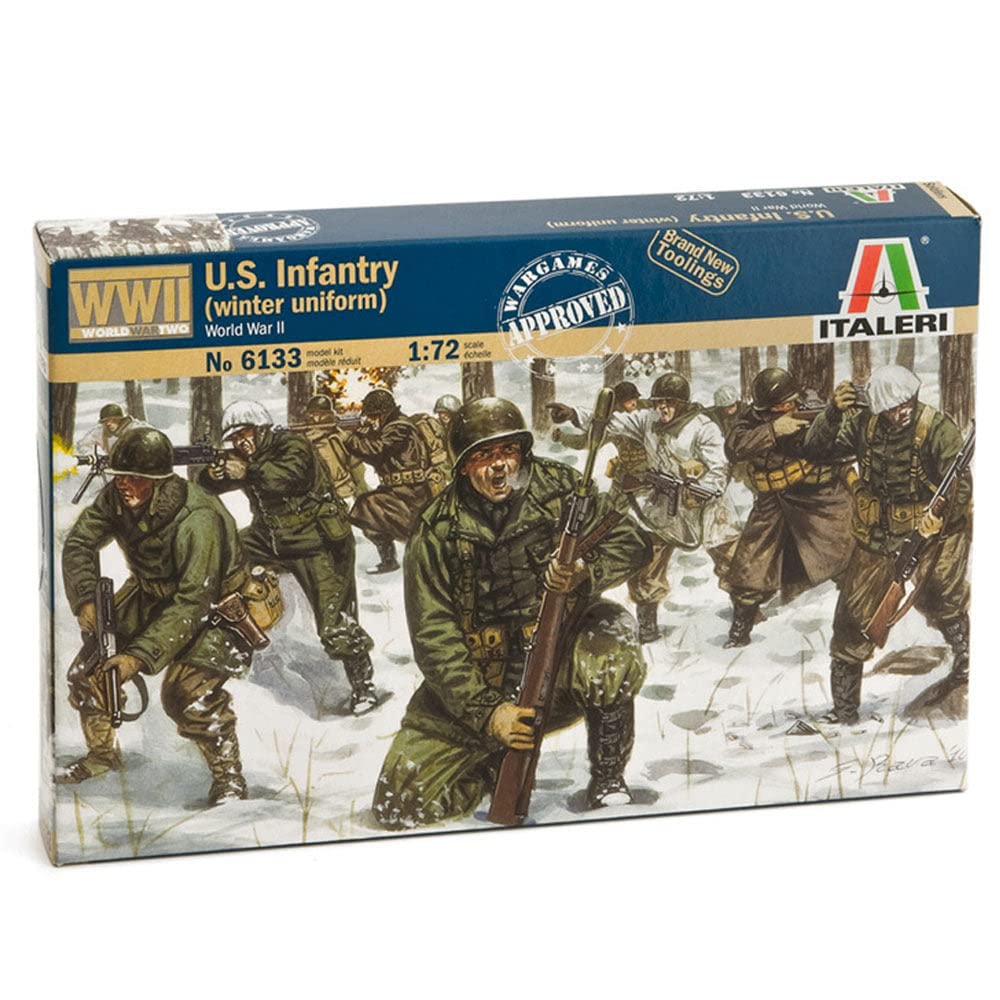Italeri I6133 510006133 - 1:72 WWII United States Infantry Winter Uniform, Plastic Construction Kit