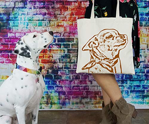 Lily the Chihuahua Tote Bag by Pet Studio Art