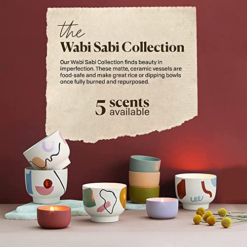 Paddywax Candles Wabi Sabi Collection Scented Candle, 12-Ounce, Amber & Smoke