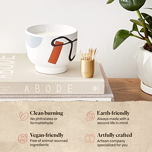 Paddywax Candles Wabi Sabi Collection Scented Candle, 12-Ounce, Amber & Smoke