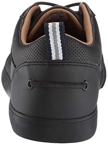 Lacoste Mens Bayliss Sneaker, Black/Black, 10