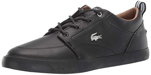 Lacoste Mens Bayliss Sneaker, Black/Black, 10