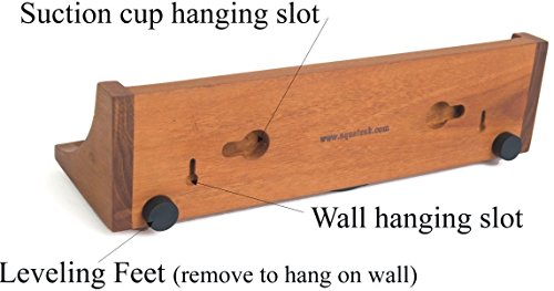 AquaTeak The Original Moa Straight Teak Shower Shelf
