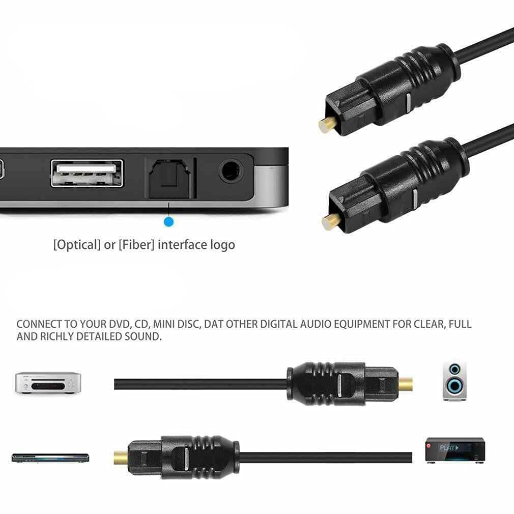 Replacement 6FT Digital Optical Audio Toslink Cable for Bose Solo 5 TV Soundbar Sound System