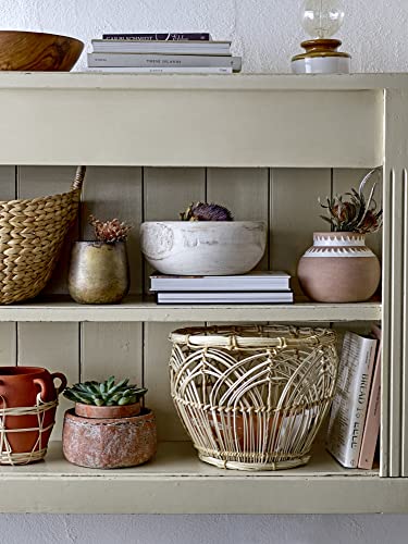 Bloomingville Handmade Decorative Rattan Basket, Natural, Set of 2 Sizes