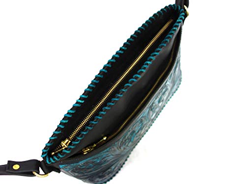 Top Grain Leather Bag for Women & Girls, Genuine Leather Tote Shoulder Bag, Handmade Shoulder Bag for Women, Gift for Her, Turquoise