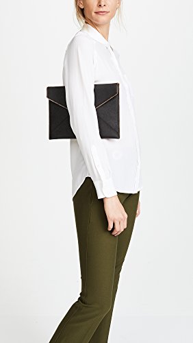 Rebecca Minkoff womens Leo Clutch, Black, One Size US