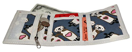 bungalow 360 Trifold Vegan Wallet (Sea Otter)
