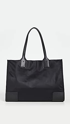 Tory Burch Women's Ella Mini Tote, Black, One Size