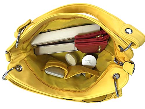 Zzfab Big Flower Purse with Clasp Fushia