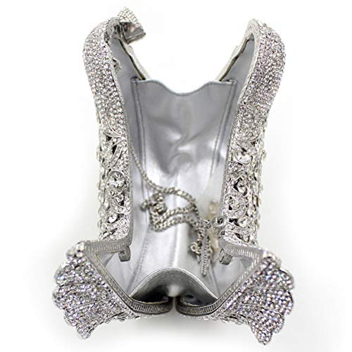 Ladies Diamond Clutch-Purse Chain Wedding Women Evening-Bag Rhinestone Luxury-Handbag Bird