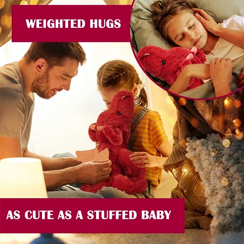 Gisqis Fire Dragon Plush 0.6lb 18" Soft Dragon Stuffed Animal Giant Cute Stuffed Red Dragon Plush Pillow Birthday Gifts for Kids