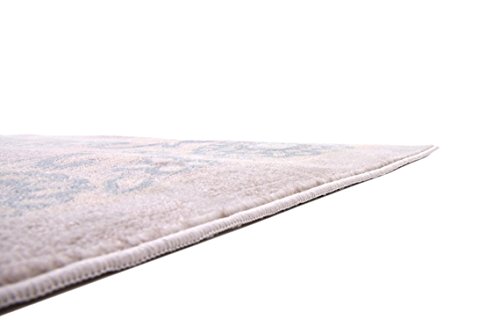 Unique Loom Paris Collection Pastel Tones Traditional Distressed Gray Area Rug (9' 0 x 12' 0)