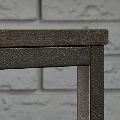 Sauder North Avenue Sofa Table, Smoked Oak finish