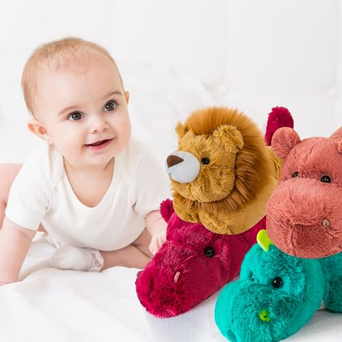 Gisqis Fire Dragon Plush 0.6lb 18" Soft Dragon Stuffed Animal Giant Cute Stuffed Red Dragon Plush Pillow Birthday Gifts for Kids
