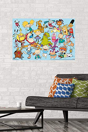 Trends International Nickelodeon Characters Wall Poster, 22.375" x 34", Unframed Version
