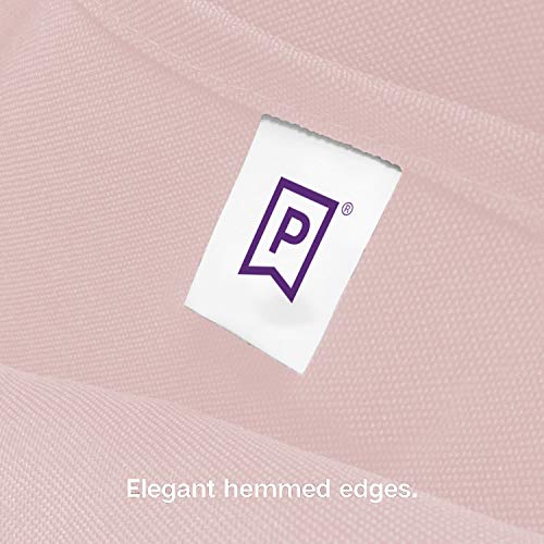Gee Di Moda Rectangle Tablecloth - 60 x 126 Inch | Pink Rectangular Table Cloth for 8 Foot Table in Washable Polyester | Great for Buffet Table, Parties, Holiday Dinner, Wedding & Baby Shower