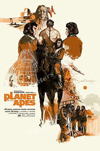 PremiumPrints - Planet of The Apes Original Movie Poster Glossy Finish Made in USA - FIL567 (24" x 36" (61cm x 91.5cm))