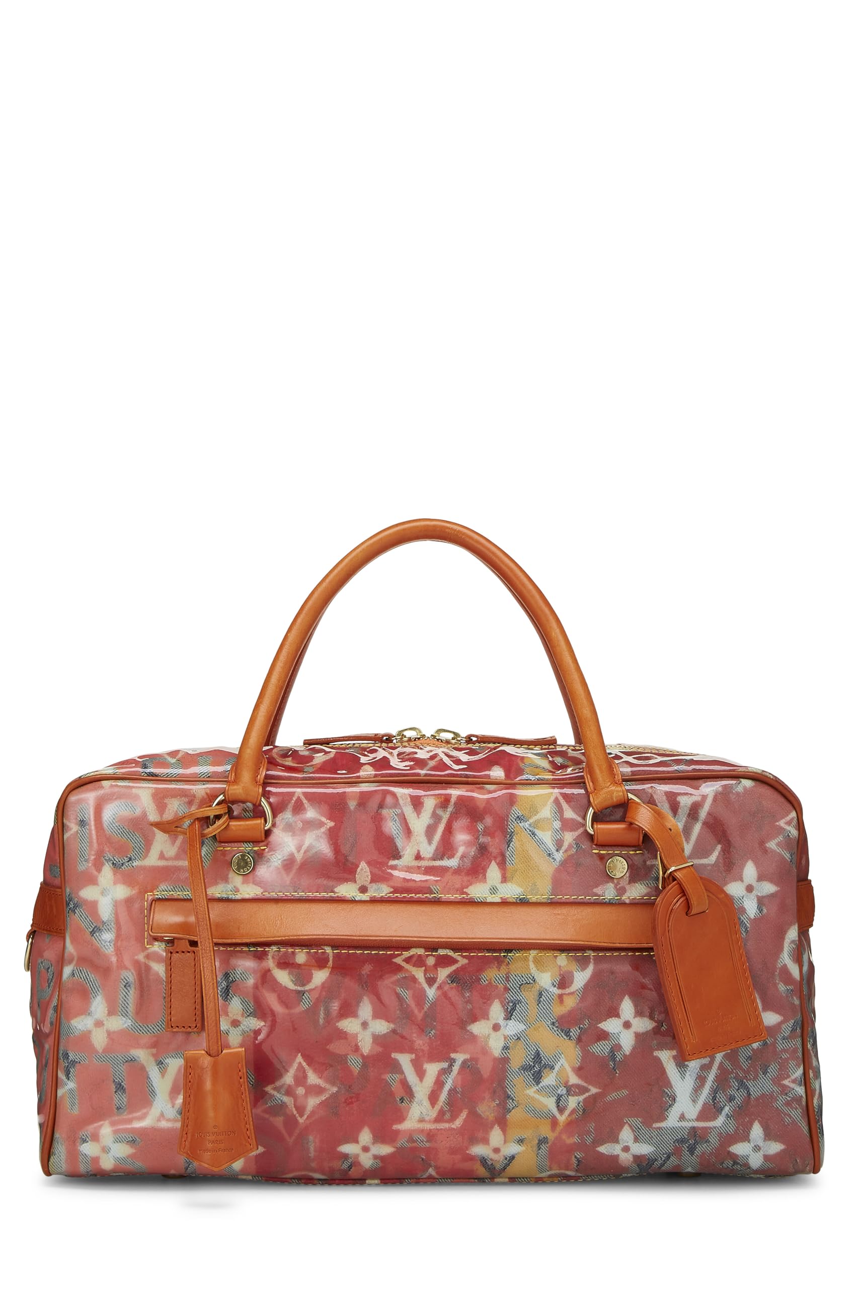 Louis Vuitton, Pre-Loved Richard Prince x Louis Vuitton Pulp Weekender PM, Orange