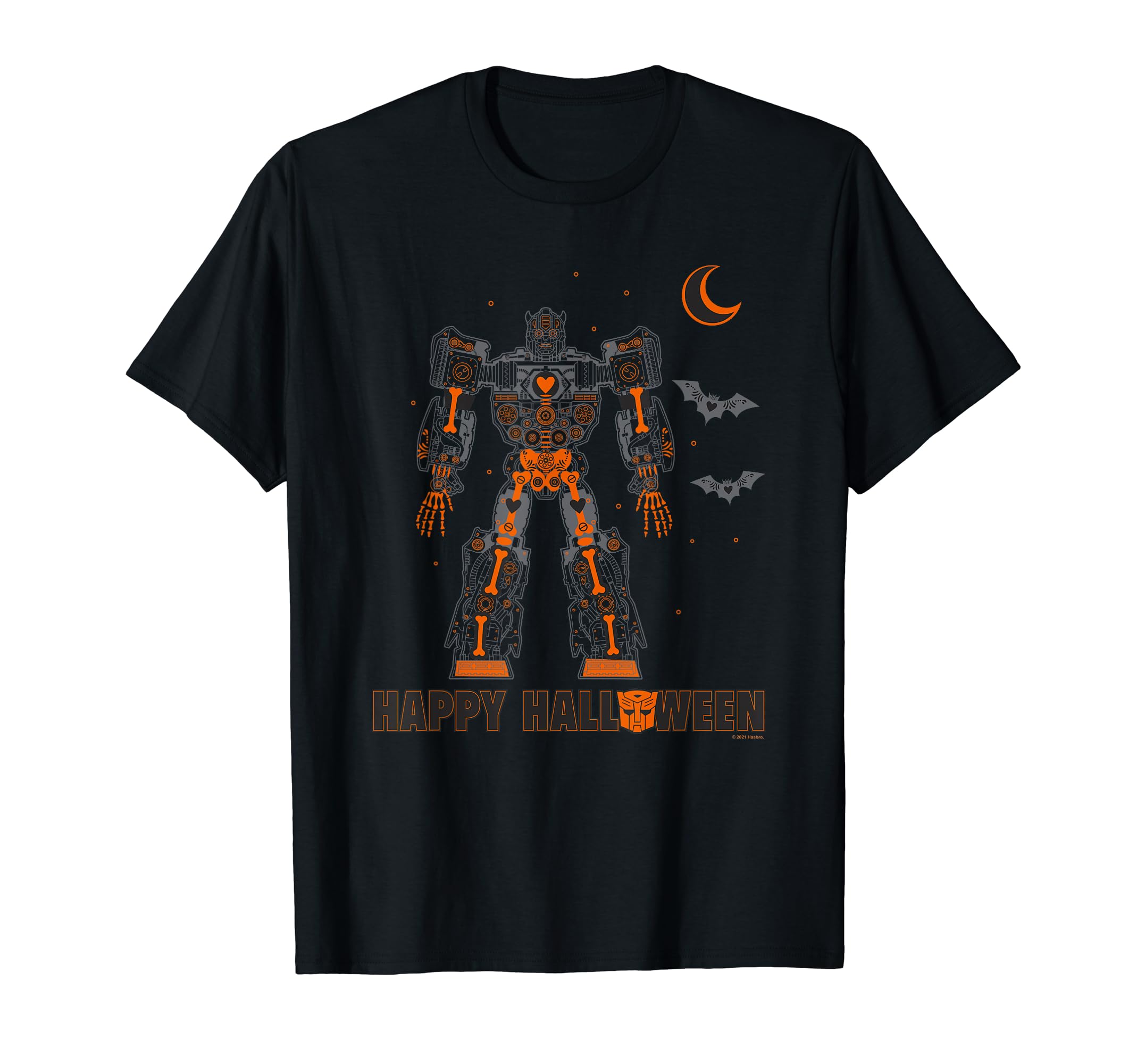 Transformers Halloween Optimus Prime Robo-Bones T-Shirt