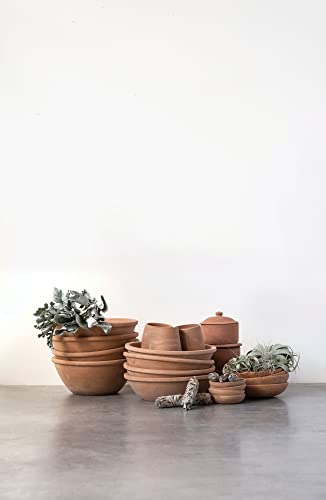 Creative Co-Op Unglazed Bowl, 1.5", Natural Terracotta