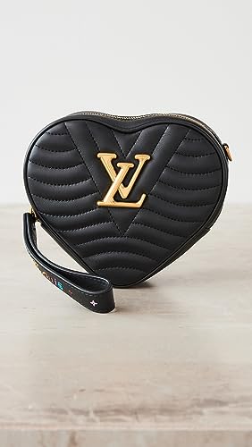 Louis Vuitton Women's Pre-Loved New Wave Heart Crossbody Bag, Calfskin, Black, One Size