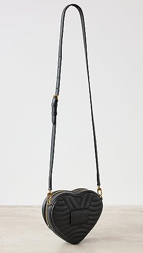 Louis Vuitton Women's Pre-Loved New Wave Heart Crossbody Bag, Calfskin, Black, One Size