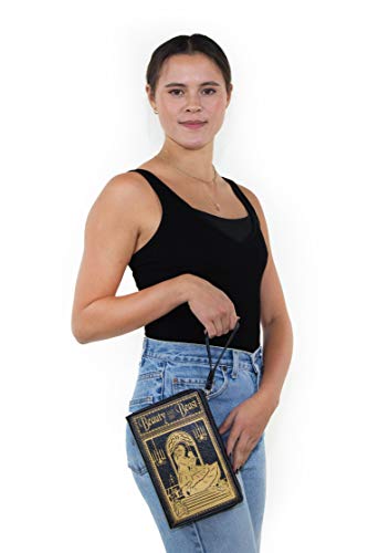 Beauty and the Beast Book Clutch Cross Body Bag in Vinyl