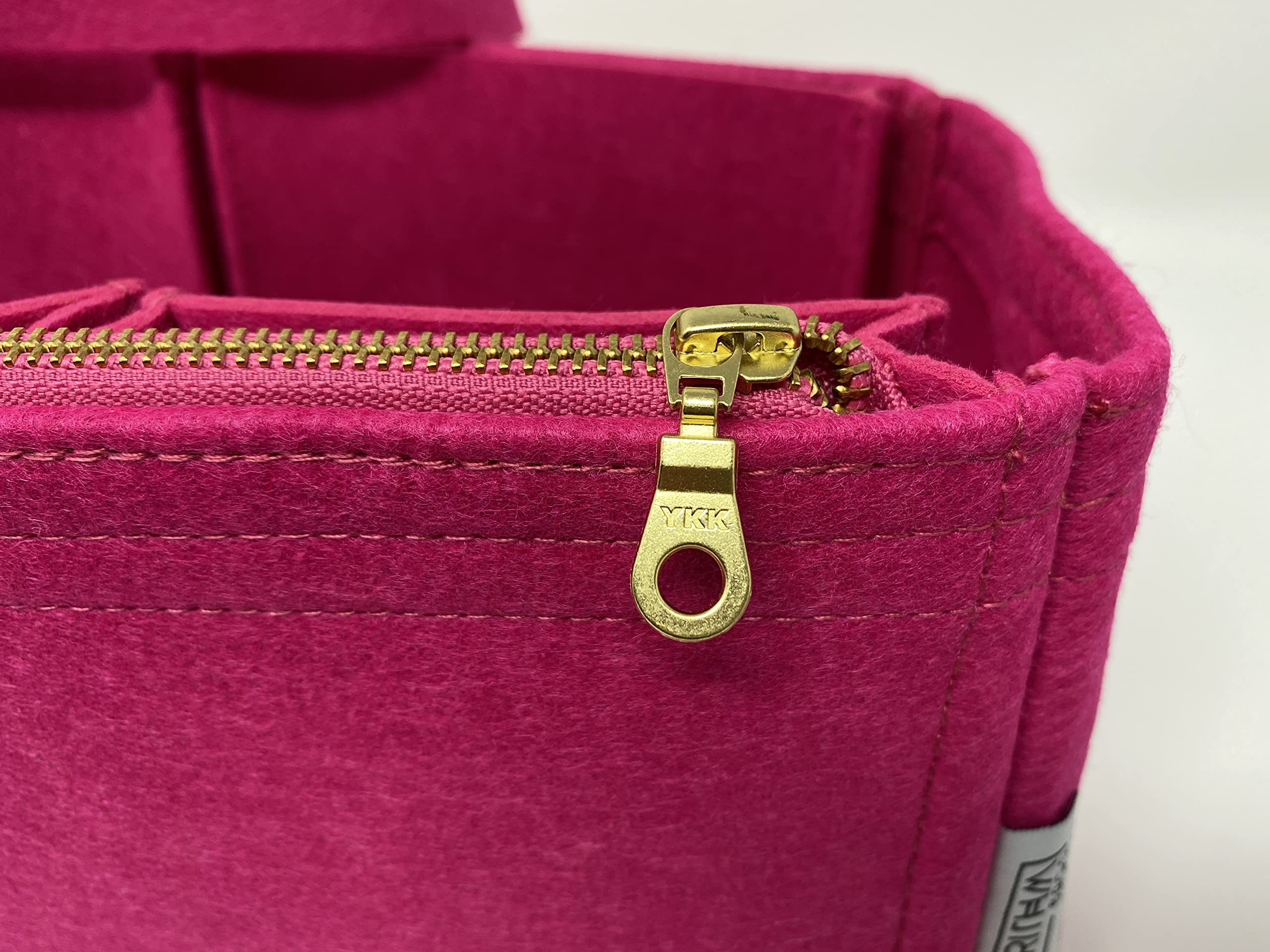 AlgorithmBags designed for Louis Vuitton LV Graceful, Purse Organizer Insert with zippers, 3mm Felt Shaper Liner Divider Protector (Peony, PM)