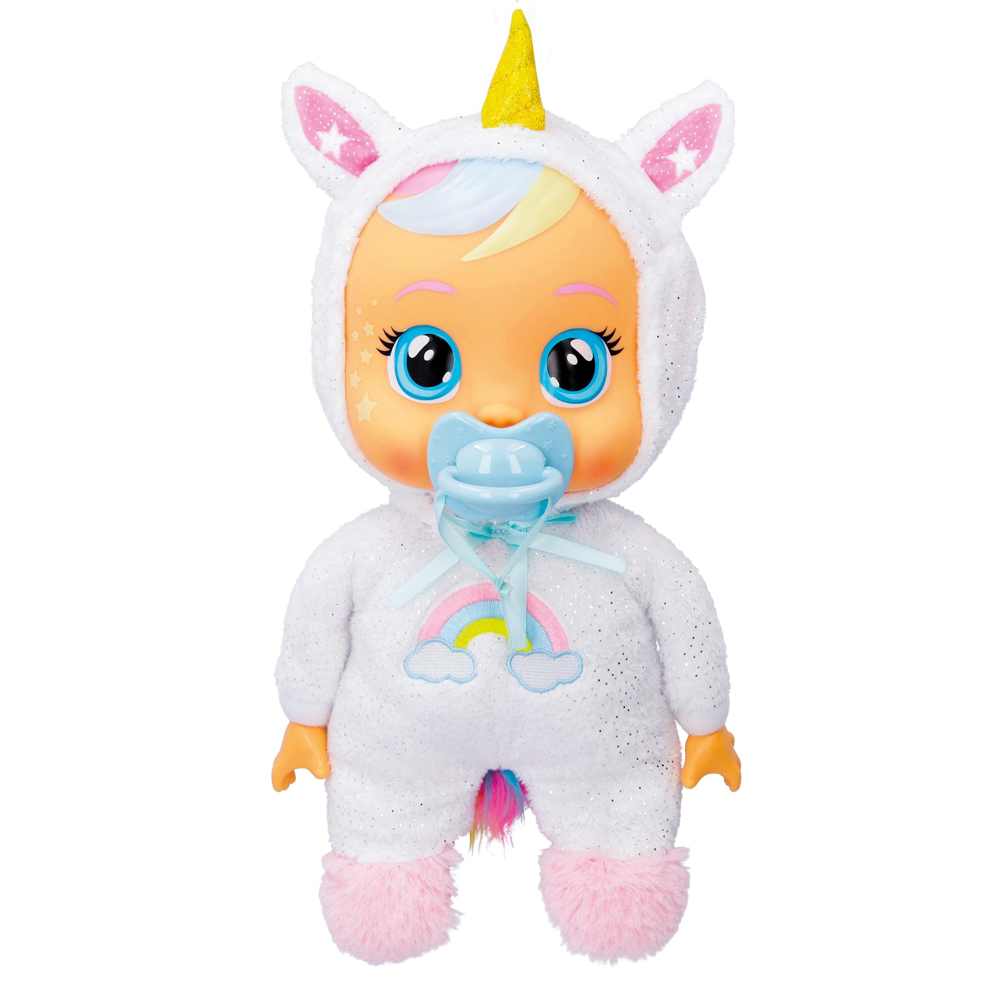Cry Babies Goodnight Dreamy - Sleepy Time Baby Doll with LED Lights, for Girls and Boys Ages 18M and Up, Multicolor