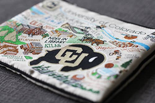 Catstudio University of Colorado Boulder Collegiate Zipper Pouch Purse | Holds Your Phone, Coins, Pencils, Makeup, Dog Treats, & Tech Tools