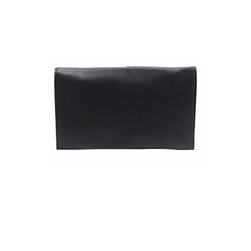 KEENICI Womens PU Leather Envelope Clutch Bag for Women Evening Handbags Shoulder Bags (Black and White)