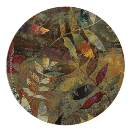 Thirstystone Drink Coasters, All Natural Stone with Non-Slip Cork Backing, Drink Absorbent & Protects Table, Autumn Soul II (Set of 4), Multicolor