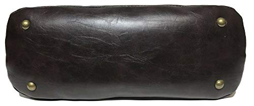 Tignanello Bleecker St. Accordian Satchel, Rouge/Brown