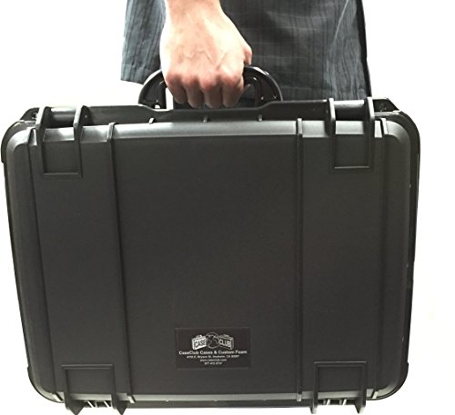 Case Club Waterproof Gaming Station to fit Xbox One X/S. Portable Gaming Station with Built-in Monitor & Storage for Controllers & Games, Gen 2
