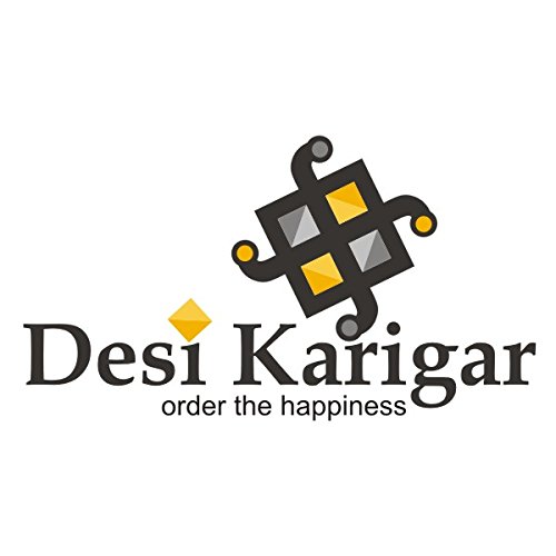 Desi Karigar Wooden & Wrought Iron Wall Rack Bracket Shelf Fancy Design