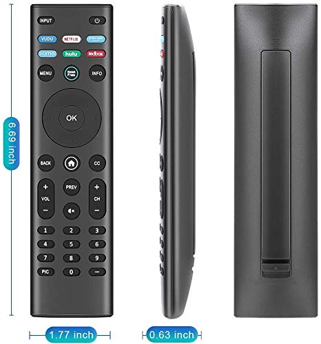【Pack of 2】 Replacement Remote for Vizio Smart TV, Compatible with All Vizio TVs D-Series E-Series M-Series V-Series P-Series SmartCast HD 4K VIZIO Smart TVs