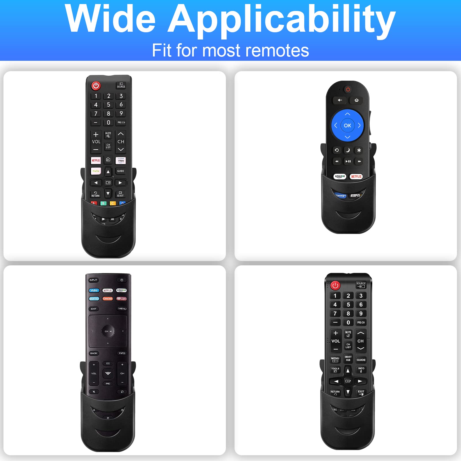 Universal TV Mount Kit for Onn, Sony, Westinghouse, Philips, Toshiba, Insignia - Includes M4, M5, M6, M8 TV Mounting Screws, Washers & Remote Holder