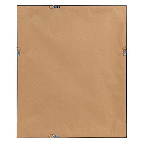 Kate and Laurel Calter Framed Decorative Magnetic Bulletin Board with Classic Glam Cararra Marble Design, 21.5x27.5, Gold