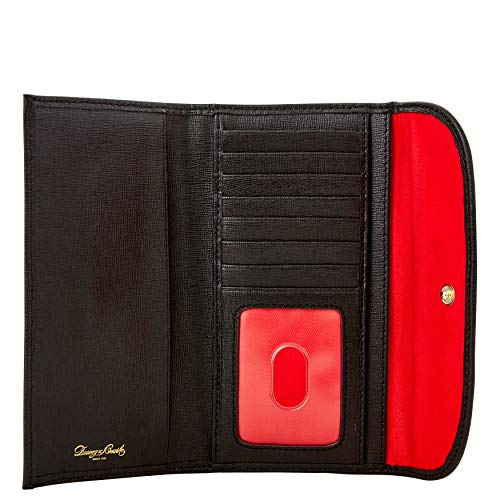 Dooney & Bourke Womens Continental Clutch Wallet (Black)