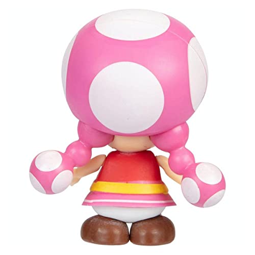 SUPER MARIO World of Nintendo 41142 - Jointed Figure - 6.3 cm - Toadette Figure