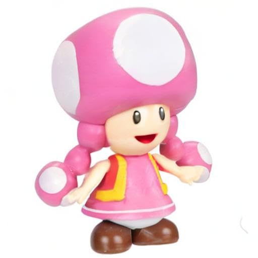 SUPER MARIO World of Nintendo 41142 - Jointed Figure - 6.3 cm - Toadette Figure