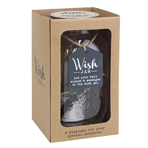Top Shelf House Warming Wish Jar Kit with 100 Tickets and Decorative Lid