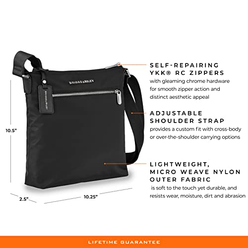 Briggs & Riley Rhapsody-Cross Body Bag, Black, One Size