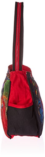 Laurel Burch 80367 Medium Hobo Zipper Top 15"X4.5"X9", Wild Horses of Fire
