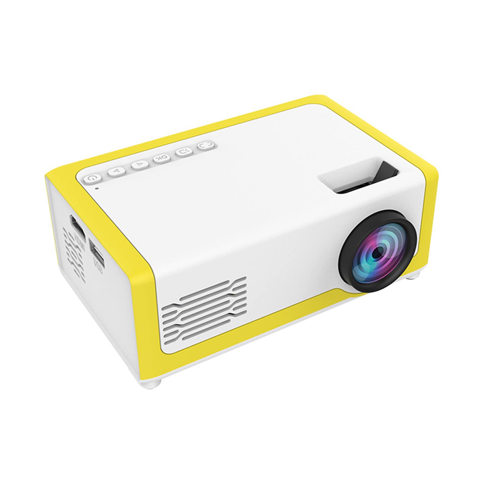Mini Projector LED Portable Projector Supports Hd 1080p Outdoor Mobile Power Supply Camper Apartment Classroom Must Haves Electronics Tech Gadgets Birthday Gifts for Men Personalized Gifts