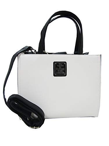 Loungefly Nightmare Before Christmas Jack and Sally Bag,White,Standard