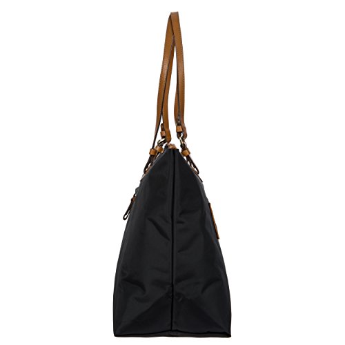 Bric's Sportina X-Bag - Large Tote Bag - 3-Way Shopper Shoulder Bag - Designer Handbag for Travel and Work, Black
