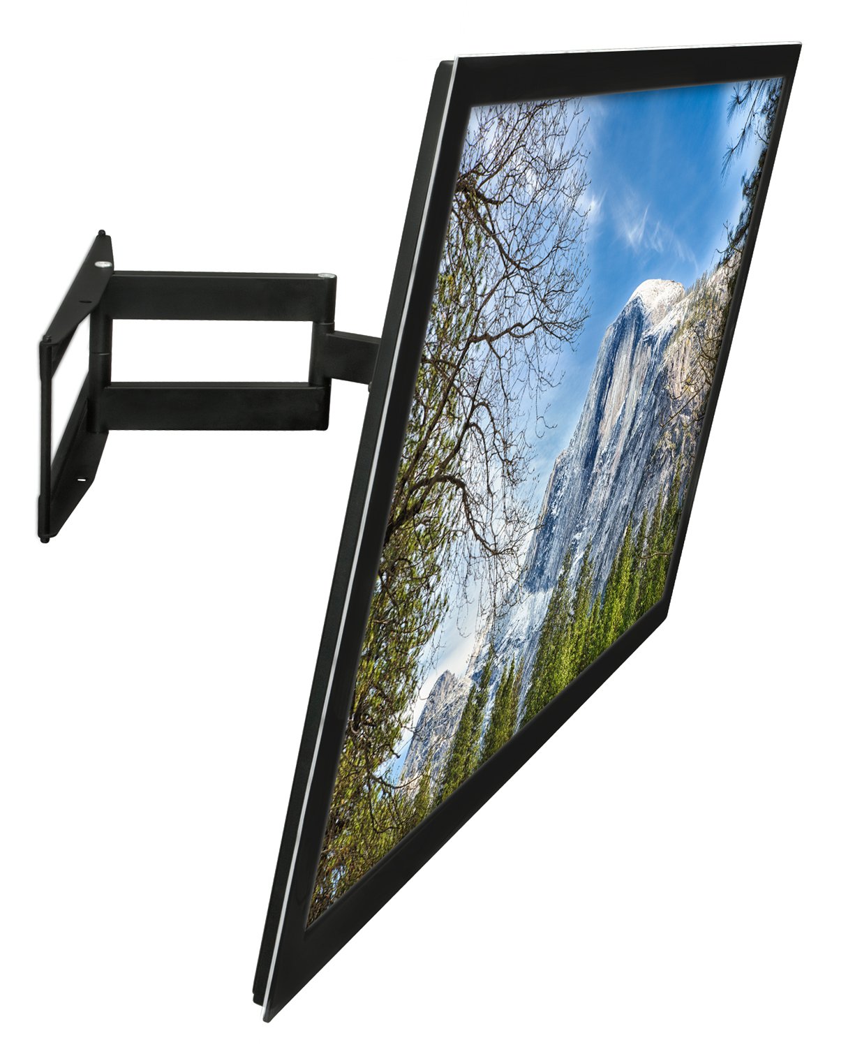 Mount-It! Full Motion TV Wall Mount with 17.3" Extending Swivel Arm | VESA Compatible 400x400 and 600x400, Fits 32 35 40 45 50 55 60 65 Inch | 110 Lbs Capacity